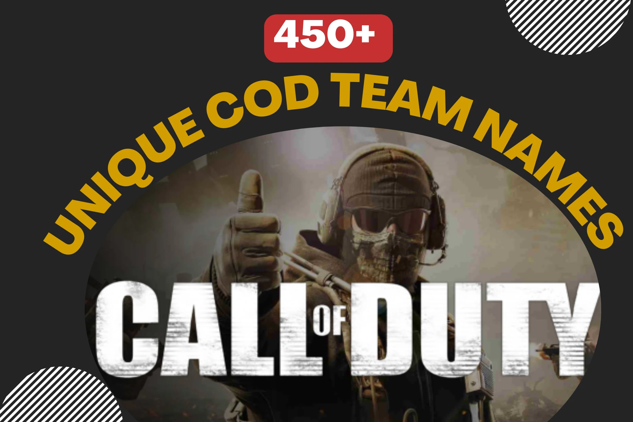 450+ Unique COD Team Names To Dominate – Names Frost